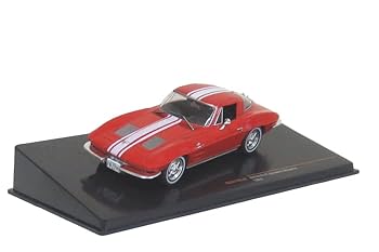【中古】イクソ 1/43 シボレー コルベット スティングレー C2 1963 レッド/ホワイト 完成品【メーカー名】【メーカー型番】【ブランド名】イクソ ミニカー・ダイキャストカー, ホームストア, Home & kitchen - Am...