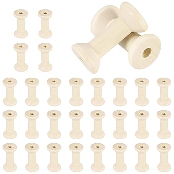 【中古】uxcell 30個の木製スプール、1.6インチ/40 mmの木製空のスプール、未仕上げの木製リボンスプール、アート、糸、麻ひも、リボン、DIYクラフトホームデコ（木製）【メーカー名】【メーカー型番】【ブランド名】uxcell ホビ...