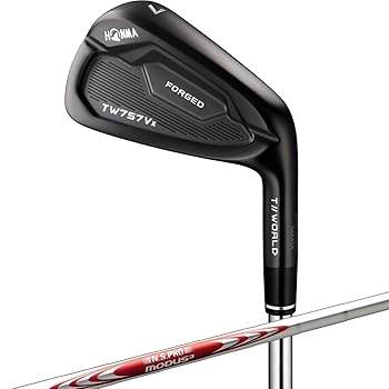 【中古】本間ゴルフ T//WORLD TW757 Vx BLACK EDITION アイアンセット 6本組(#5-P) メンズ 右用 N.S.PRO MODUS3 TOUR 105 スチールシャフト装着 日本正規品 2022年モデル【メーカ...