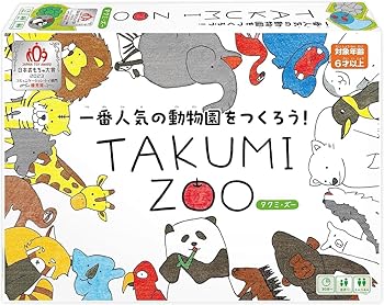 【中古】ハナヤマ(HANAYAMA) 【日本おもちゃ大賞2023コミュニケーション・トイ部門優秀賞】 TAKUMI ZOO(タクミ・ズー) ボードゲーム 267mm×191mm×43mm 小学生が作ったボードゲーム ハナヤマ【メーカー名】【...