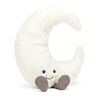 【中古】Jellycat Amuseables 月のぬいぐるみ Mサイズ 10.5インチ - 月のぬいぐるみ - 楽しいギフトアイデア【メーカー名】【メーカー型番】【ブランド名】Jelly Cat 動物, おもちゃ ストア, Toys - ...