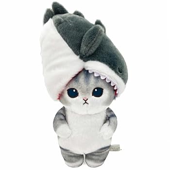 【中古】サンアロー mofusand ぽてたまぬいぐるみ 噛みつきサメにゃん グレー 940535 モフサンド ぢゅの X インスタ SNS 猫【メーカー名】【メーカー型番】【ブランド名】サンアロー(Sun Arrow) 動物, おもちゃ ...