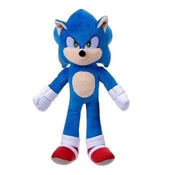 【中古】【未使用】ソニック・ザ・ヘッジホッグ2 劇場版 ぬいぐるみ フィギュアコレクション ソニックテイルズ ナックルズ (ソニック(9インチ)【メーカー名】【メーカー型番】【ブランド名】Sonic The Hedgehog 動物, ソニッ...