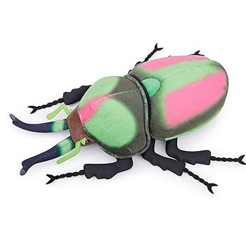 【中古】lilizzhoumax リアルなカラフルなクワガタのぬいぐるみ動物のおもちゃ-35cm、子供用の柔らかいカブトムシのぬいぐるみ、家の装飾、かわいい、ユニークな【メーカー名】【メーカー型番】【ブランド名】lilizzhoumax 動...