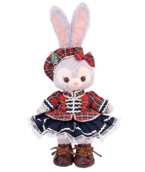 【中古】テディベア通販アリス ステラルー 服 着せ替え コスチューム スコットランドチェックドレス クリスマス 本体無 Sサイズ用 (ステラルー)【メーカー名】【メーカー型番】【ブランド名】テディベア通販アリス ぬいぐるみ用ウェア, おもち...