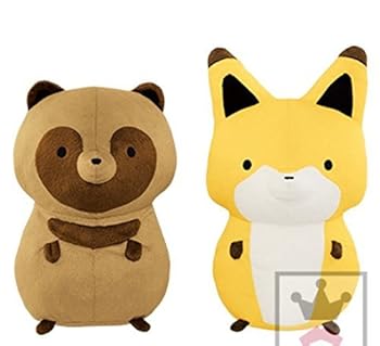【中古】【未使用】バンプレスト タヌキとキツネ でっかいぬいぐるみ 2種セット【メーカー名】【メーカー型番】【ブランド名】バンプレスト 動物, ぬいぐるみ, 2189188051 Plush, おもちゃ ストア, おもちゃ_2column ...