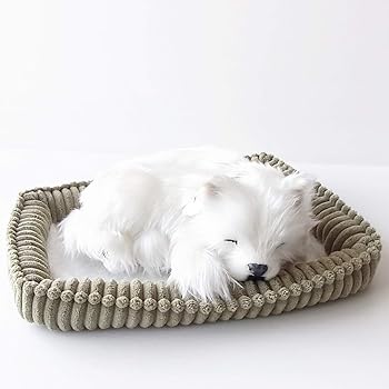 【中古】【未使用】ニニアンドキノ パーフェクトペット (小サイズ) ウェストハイランドホワイトテリア ウェスティ ぬいぐるみ 犬 いぬ イヌ リアル 本物 そっくり 雑貨 動物 アニマル 癒し 動く プレゼント ギフト お祝い かわいい 犬...