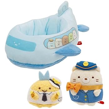 【中古】すみっコぐらし 「けいきゅう＆はねだくうこう in おおたく」シーンぬいぐるみ【メーカー名】【メーカー型番】【ブランド名】すみっコぐらし ぬいぐるみ人形, おもちゃ ストア, Toys - AmazonGlobal free shi...