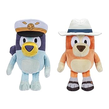 【中古】Bluey Friends ぬいぐるみ 2個パック キャプテンとホリデービンゴを含む 精巧なソフトプラッシュ製 高さ6.5~9インチ / 16~23cm【メーカー名】【メーカー型番】【ブランド名】BLUEY(ブルーイ) ぬいぐるみ人...