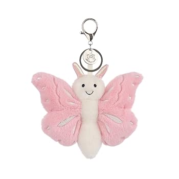 【中古】【未使用】[Apricot Lamb] ピンクのフリーバタフライかわいいソフト動物のキーチェーンぬいぐるみ、男性にも女性にも適しています、バックパック、財布用、13cm【メーカー名】【メーカー型番】【ブランド名】Apricot La...