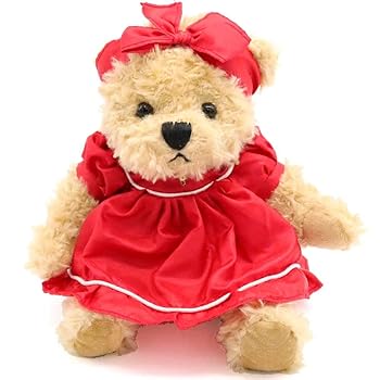 【中古】ぬいぐるみ クマ くま テディベア 小さい プレゼント くまのぬいぐるみ 熊 飾り 子供 お誕生日 女の子 男の子 小学生 女性 お祝い ギフト 子供 (レッドお洋服)【メーカー名】【メーカー型番】【ブランド名】パールパティ 動物,...
