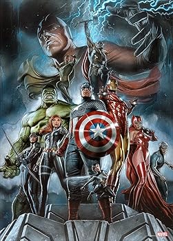 【中古】【未使用】1000ピース ジグソーパズル マーベル The Avengers : Earth‘s Mightiest Heroes ぎゅっとシリーズ 【ピュアホワイト】 (38.2x53.2cm)【メーカー名】【メーカー型番】【ブラ...