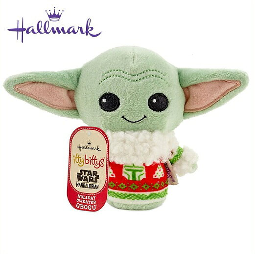 【Hallmark itty bittys】 ホールマーク イッティ・ビッティーズ ディズニー グローグー ぬいぐるみ ホリデーセーター この愛らしい「ホリデーセーター グローグー」で、 クリスマスシーズンにほっこりとした温もりを分かち合い...