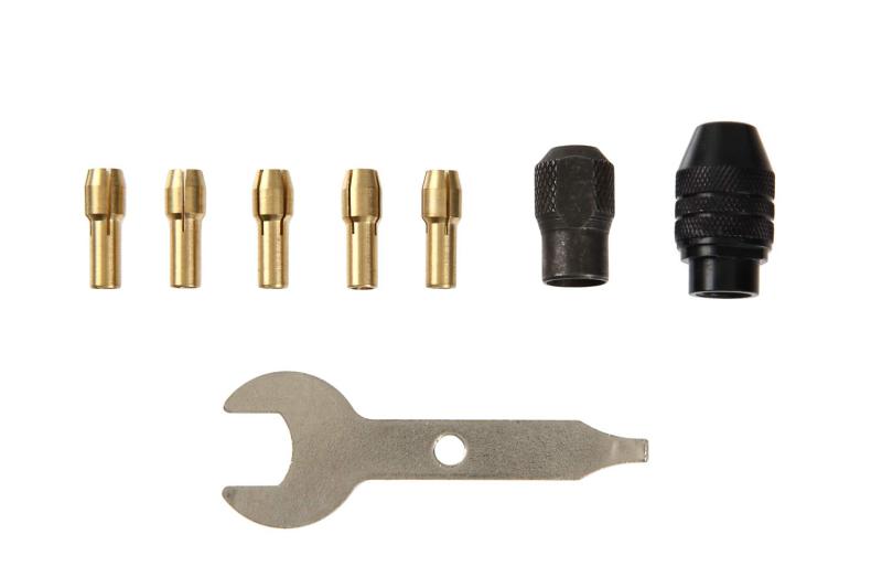 UID ドレメル(Dremel) ミニルーター リョービ（RYOBI)ホビールーター互換 チャック&amp;コレット8個セット ドレメルモデル.4000,400,3000,398,395,300,285,275,200,100,8220,8...