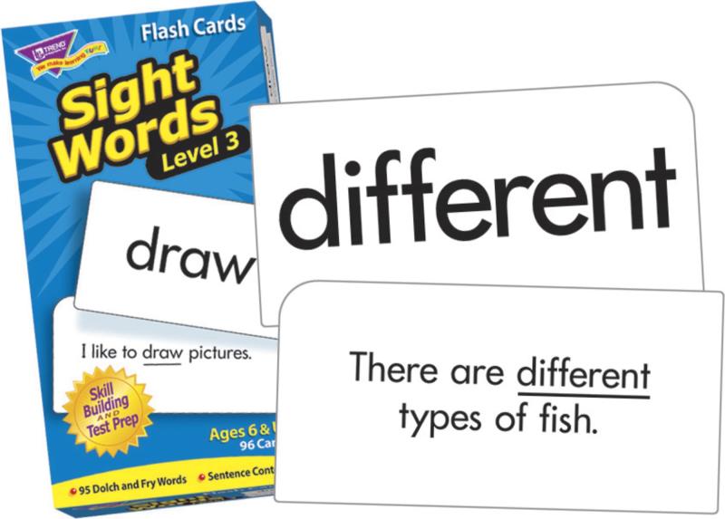 Trend Enterprises トレンド 英単語 フラッシュカード 目で見て学ぶことば レベル3 Flash ards Sight Words Level T-53019対象年齢 : 6歳以上カードサイズ : 約 7.6 cm x 約 ...