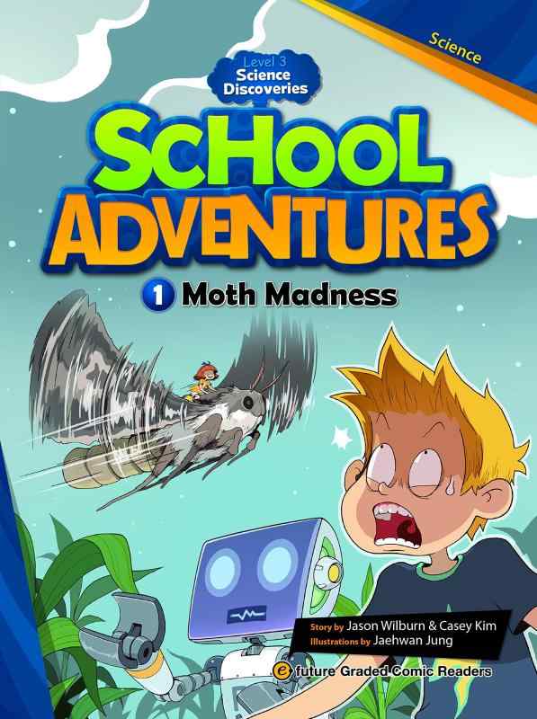 e-fute School Adventes レベル3-1 Moth Madness 英語教材本体サイズ:横 約 19 cm x 縦 約 25 cm対象年齢 :6才以上