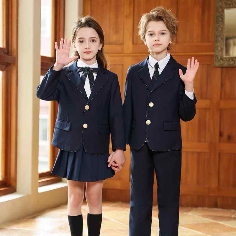・カテゴリ: 制服・スタイル: スクール・対象年齢: 8歳以上、140cm以上・性別: ユニセックス・留め具: シングルボタン・デザイン: セットアップ、ブリティッシュ・生地加工: 柔軟加工・主な素材: 綿混紡（綿 20-90%）・安全基準...