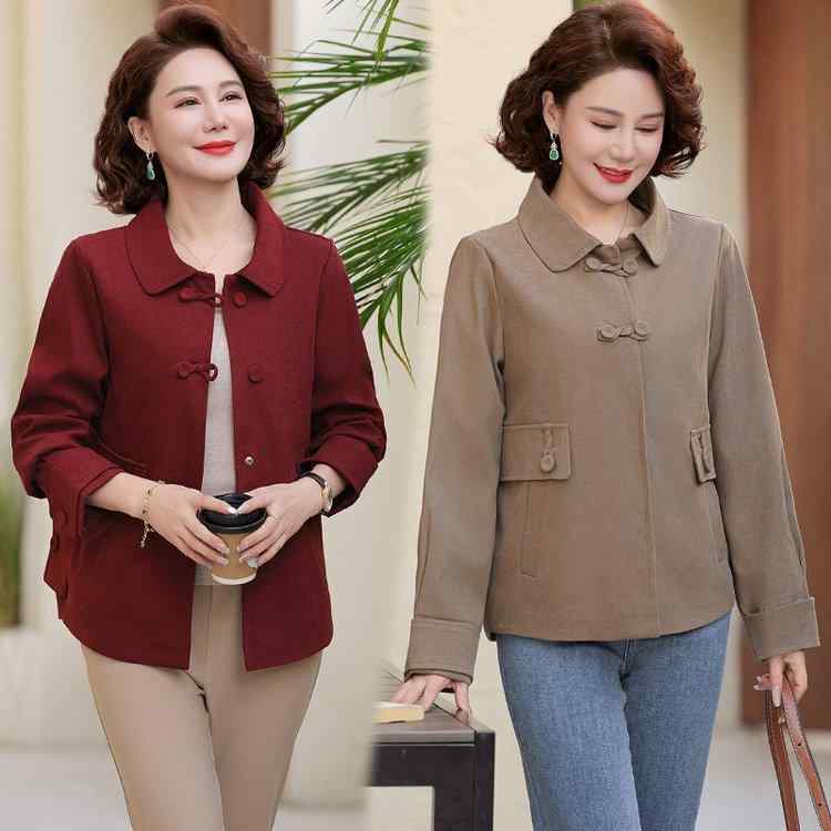 ・カラー展開: ワインレッド、カーキ・サイズ展開: XL、2XL、3XL、4XL、5XL・素材: 綿ポリエステル混紡・スタイル: シンプル・スタイルタイプ: エレガントカジュアル・デザイン要素: ポケット・着丈: レギュラー丈（約50cm～...