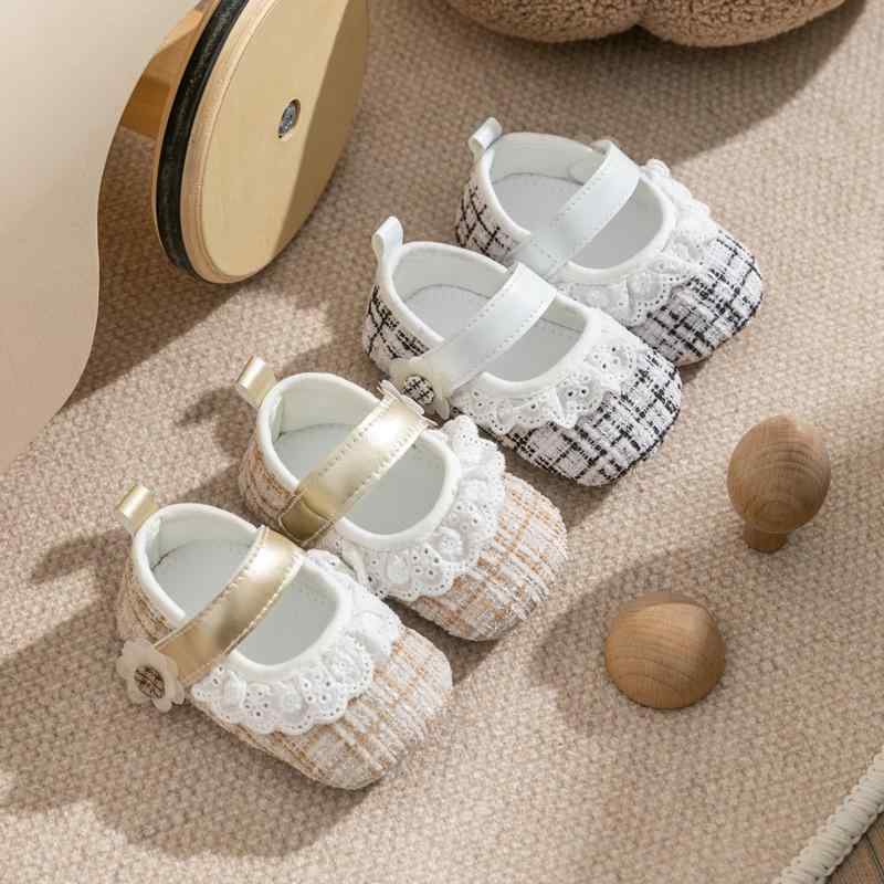 type: ・カラー展開: ブラックチェック、ホワイトチェック、カーキチェック・カテゴリ: 手作り靴・アッパー素材: 綿布・性別: レディース・スタイル: 韓国風・対象年齢: 6-12ヶ月