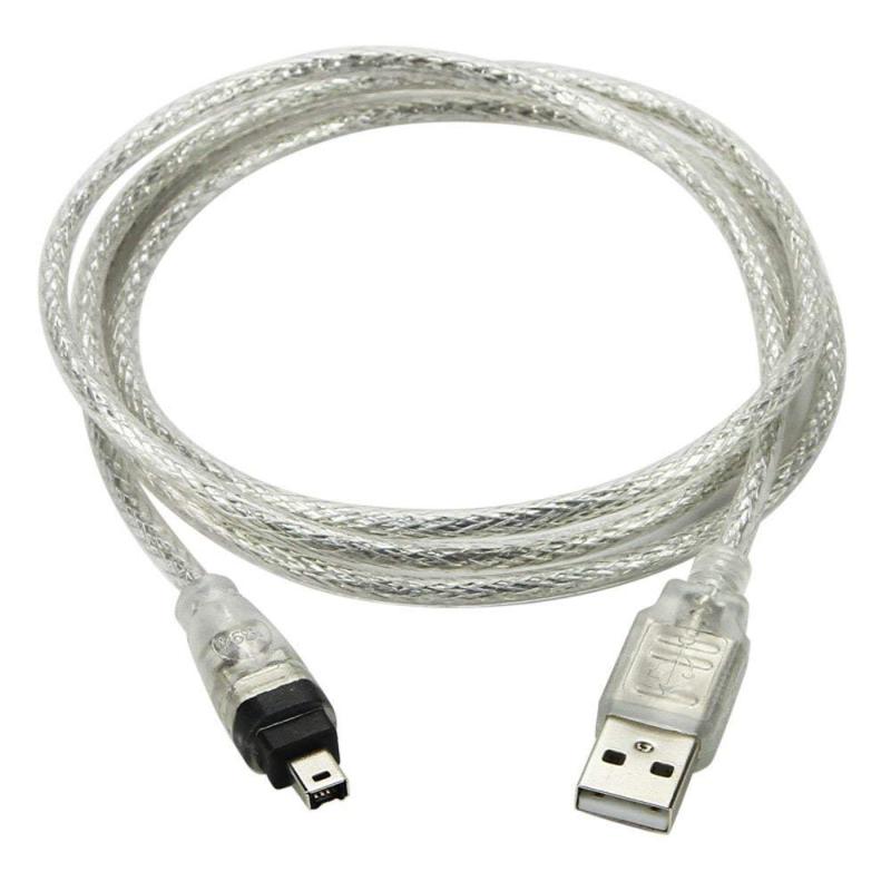 IEEE 1394 6ピンメスから1394b 9ピンオス Firewire 400~800ケーブル 20cm