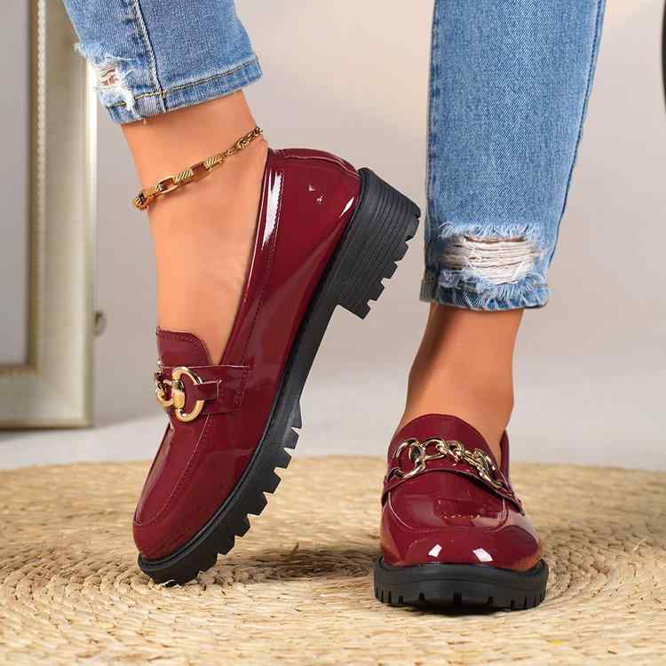 ・カラー: レッド, ブラック・サイズ展開: 36, 37, 38, 39, 40, 41, 42, 43・流行要素: ウェッジヒール・つま先形状: ラウンドトゥ・アッパー素材: PU・ヒール高さ: 6～8cm・柄: ストライプ・カテゴリ:...