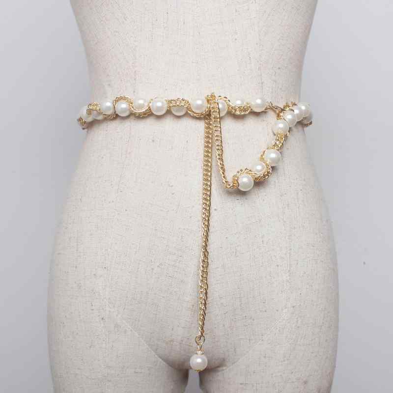 ・カテゴリ: ウエストチェーン・性別: 女性・対象年齢: 成人・素材: 金属・カラー展開: ゴールド、シルバー、ブラック×ホワイト・スタイル: オールマイティ