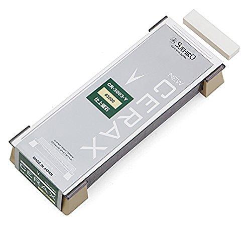 SUEHIRO セラミック砥石 #3000 台付 仕上砥石 R-3003Y粒度:#3000重量:680gサイズ:183×63×20mm色:黄