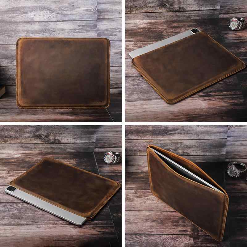 ・素材: 本革・タイプ: ポータブル・デザイン: シンプル・機能: 落下防止・対応モデル: iPad Pro 12.9・カラー展開: ブラウン・製法: ハンドメイド