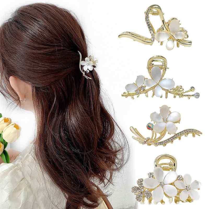 ・素材: 合金・モチーフ: 花・加工: 電鍍・ヘアクリップの種類: 掴み型・カラー展開: APF90-1キャッツアイ、APF90-2キャッツアイ、APF90-4キャッツアイ、APF90-5キャッツアイ、YZAP74-5キャッツアイ・流行要素...