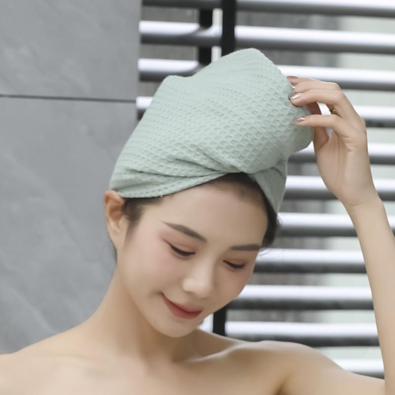 ・カテゴリ: ヘアドライキャップ・素材: 綿100%・カラー展開: ホワイト、ピンク、ライトグリーン、グレー・サイズ: 約65×25cm・重さ: 50～79g・糸番手: 32番手