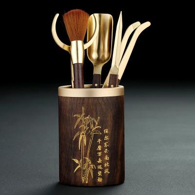 ・カテゴリ: 茶道アクセサリー・主な素材: 黒檀・重量: 約1kg・スタイル: 中式・サイズ: 約7×10cm