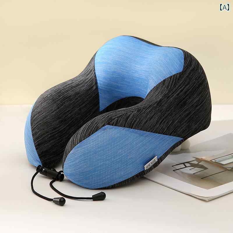 ・カテゴリ: U型枕・スタイル: モダンシンプル・対象: 成人・充填物: メモリーフォーム・枕カバー素材: アイスシルク・カラー展開: ブルー、ダークグレー、パープル、ピンク