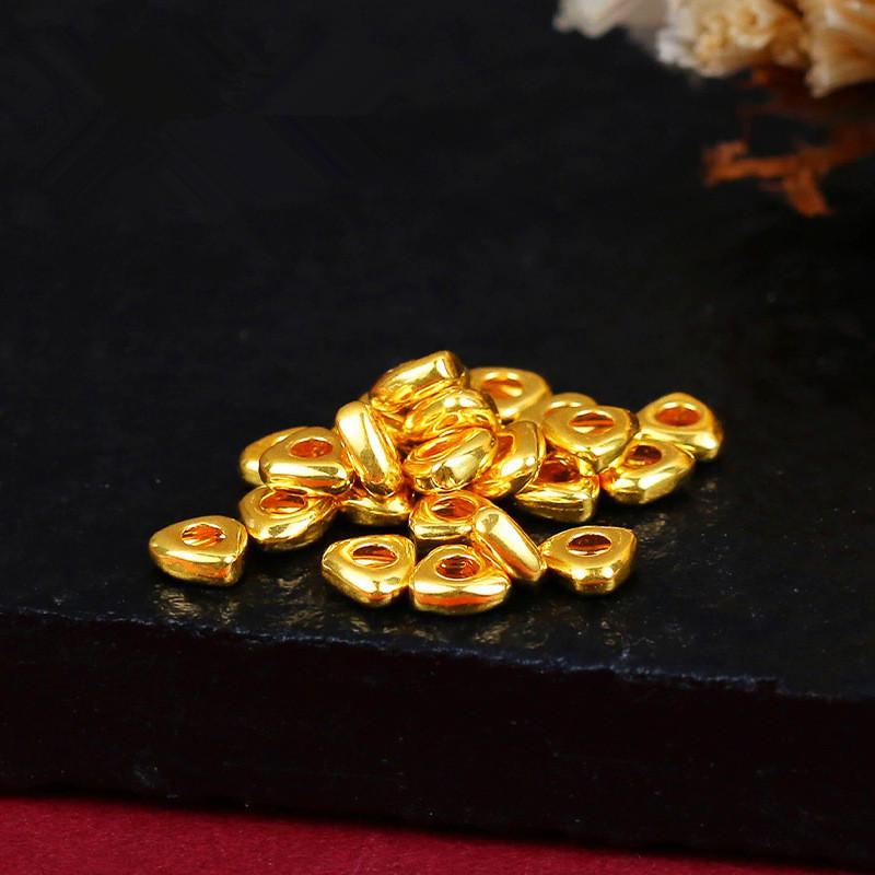 ・貴金属純度: K24 (足金999)・製品カテゴリ: 古法金・処理工程: 研磨・象嵌素材: 黄金/Kゴールド象嵌宝石・スタイル: レトロ・形状: ハート形・種類: ブレスレット・重さ: 約200g・サイズ: 10mm・カラー展開: 砕金、...