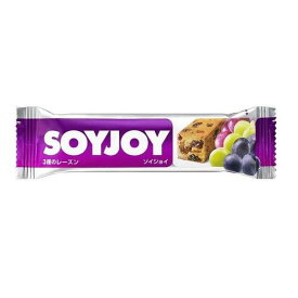 【商品説明】特徴（特長）SOYJOYは、栄養豊富な大豆をまるごと使用し、素材の味わいを大切に焼き上げた大豆の新しいカタチです。低GI食品【成分・分量】表示成分＜原材料＞レーズン（アメリカ製造、トルコ製造）、大豆粉（遺伝子組換えでない）、マー...