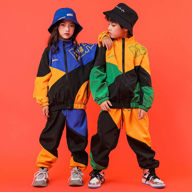 ●関連キーワード： ダンス衣装 女の子 セットアップ 子供服 男の子 キッズ トップス アウター ロングパンツ ヒップホップ衣装 ヒップホップ衣装 ダンスパンツ ステージ衣装 ジャズダンス衣装 スポーツ おしゃれ きれいめ カッコイイ 可愛...