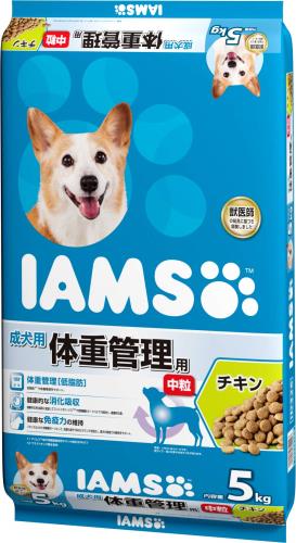 手に取りやすく、安心の機能性の入門機能食 体重が気になる成犬のための低脂肪設計。 中大型犬にも食べやすい中粒タイプ。 年齢にマッチしたよりよい栄養を。 わんちゃんと飼い主のくらしがいつまでも幸せに続くサポートをします。 安心の総合栄養食 獣...