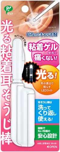 商品サイズ (幅×奥行×高さ):7.0×2.3×18.0cm 原産国:本体 中国 / 耳そうじ棒、カバー 日本 内容量:1個 材質:耳そうじ棒 スチレン系エラストマー、ポリカーボネート / 本体 ABS樹脂 / カバー ポリプロピレン