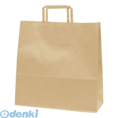 【商品説明】●シンプルだから使い方自在。●材質：未晒クラフト紙，持ち手＝紙●外寸：縦320×横320×マチ115mm●クラフト（50枚入）・平紐●50枚