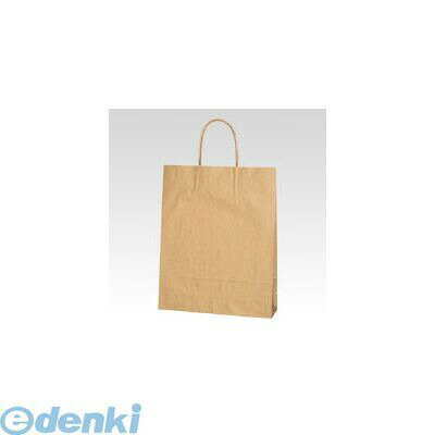 【商品説明】●シンプルだから使い方自在。●材質：未晒クラフト紙，持ち手＝紙●外寸：縦340×横270×マチ80mm●クラフト（50枚入）・丸紐●50枚