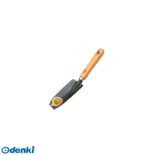 キンボシメーカーお問い合わせ：0794-62-2391【商品説明】●除草作業に●移植鏝の先に根切り刃を付け●サイズ:270×55mm●商品重量:118g●材質:柄:木製 本体:スチール●生産国:日本