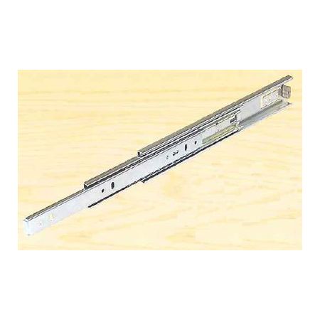アイワ金属メーカーお問い合わせ：06-6725-5571【商品説明】■引き出しがまるまる出てくる、フルエクステンションタイプ■1パック1本■引き出し長さ標準規定サイズ：450mm■スライド量：450mm■引き残し：0mm■耐荷重：35kg　...