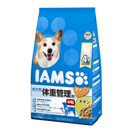 マースジャパンリミテッドメーカーお問い合わせ：0800-800-5874【商品説明】●体重が気になる成犬のための低脂肪設計。中大型犬にも食べやすい中粒タイプ。●原材料：とうもろこし、小麦、肉類(チキンミール、家禽ミール)、動物性油脂、乾燥ビ...