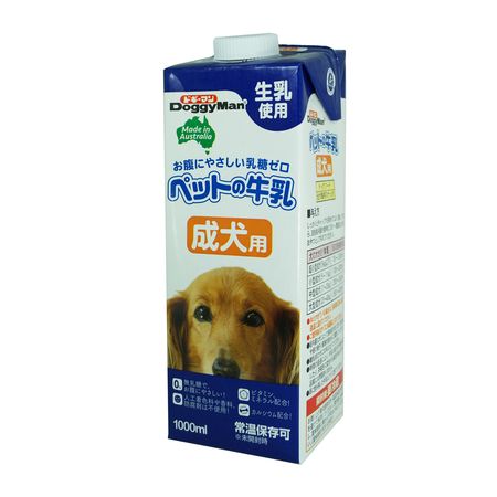 【商品説明】●オーストラリア産の生乳から作った、生乳そのままの風味が生きている成犬用の牛乳です。●おなかにやさしい乳糖ゼロ。製造過程で乳糖を完全分解しました。●人口着色料や香料、防腐剤を使用せず、生乳の旨さを最大限引き出しています。●ビタミ...