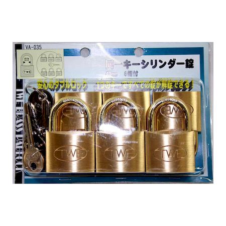 【商品説明】●安心のダブルロック　1つのキーですべての錠が解錠できる！●鋼鉄製の吊なので、切断に強い●バッグからドアまで幅広い施錠に●純正キー以外で解錠しないでください。●鍵穴に油を差さないでください。●規格：40mm●ピン数：5●a(mm...