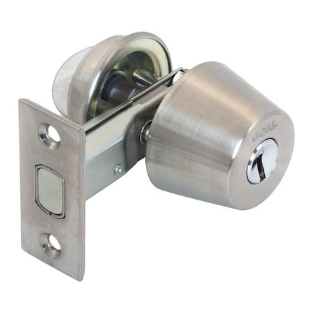 【商品説明】●仕様：本締錠●チューブラー本締錠ADシリーズ●バックセット：64mm●取付可能扉厚：30mm以上〜43mm未満●室外側：V18シリンダー●室内側：サムターン●材質／仕上：ステンレスヘアーライン（S11）●キー本数：3本●ゴール...