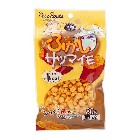 【商品説明】●ふっくら蒸かしてお腹にやさしく仕上げました。お口が小さな愛犬におすすめです。●原材料：小麦粉、鶏ささみ、さつま芋パウダー、ショートニング、ソルビトール、プロピレングリコール、膨張剤、保存料(ソルビン酸K)、pH調整剤、食塩、着...
