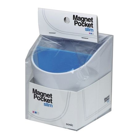【商品説明】●ペンスタンド型のマグネットポケット。スチール面の小物収納に。●裏面に強力磁石（1個）付き●着磁面を傷めにくい保護シート付●収納に便利な取外し可能仕切板1枚付●目安耐荷重：約600g●商品：92×105×83mm●パッケージ：1...