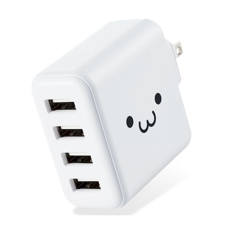 エレコムメーカーお問い合わせ：0120-898-794【商品説明】●家庭用コンセントからスマートフォンやタブレット等を充電、給電できるAC充電器です。●出力端子が4ポートありますので、スマートフォンなどを4台同時に充電が可能です。●1ポート...