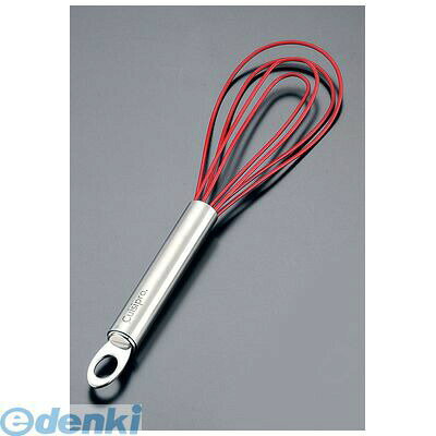 ●仕様：74−696805　レッド●メーカー品番 カラー 全長(mm)：74-696805 レッド 200●クイジプロ シリコン ウィスクシリーズ●ステンレススチールのワイヤーをシリコンでラップした ウィスク、陶磁器や金属の表面にキズがつき...