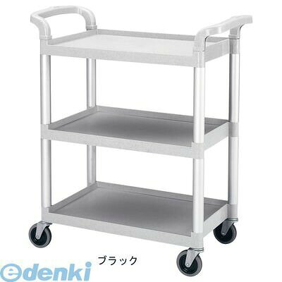 ●仕様：BC331KD　ブラック●メーカー品番 カラー 幅×奥行×高さ(mm)：BC331KD ブラック 830×410×965●棚サイズ :630×415棚間隔 :300中棚有効間口:620車輪 :φ102×4自在(ストッパー無)耐荷重 ...